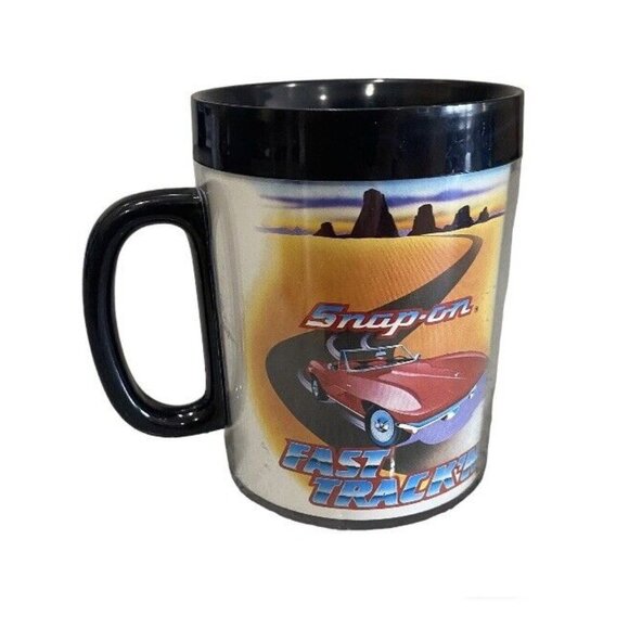 Snap On | Dining | Vintage Snap On Tools Insulated Toolmate Thermoserv Mugs Cup Fast Track ...